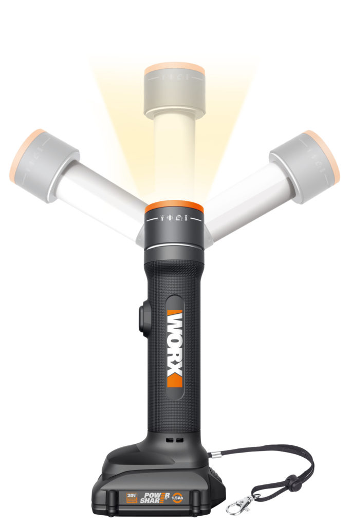 WORX New 20 Volt Led Lights Outshine Other Light Sources in Energy ...