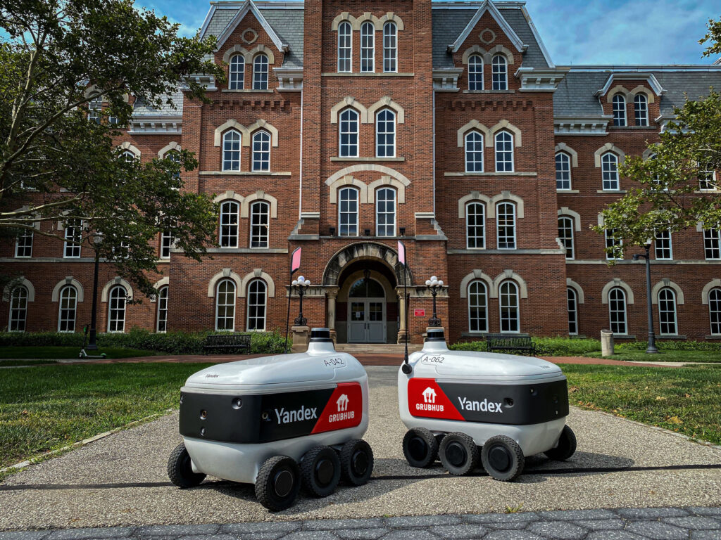 Grubhub and Yandex SDG Launch Robot Delivery Technology at The Ohio ...