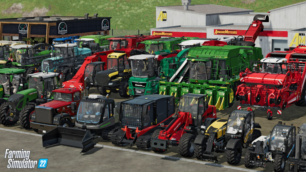 MACHINES EN MASSE: GARAGE TRAILER FOR FARMING SIMULATOR 22 SHOWS OFF ...