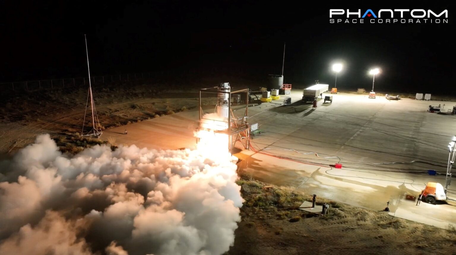 Phantom Space Conducts Successful Stage Hot Fire Test for New Rocket ...