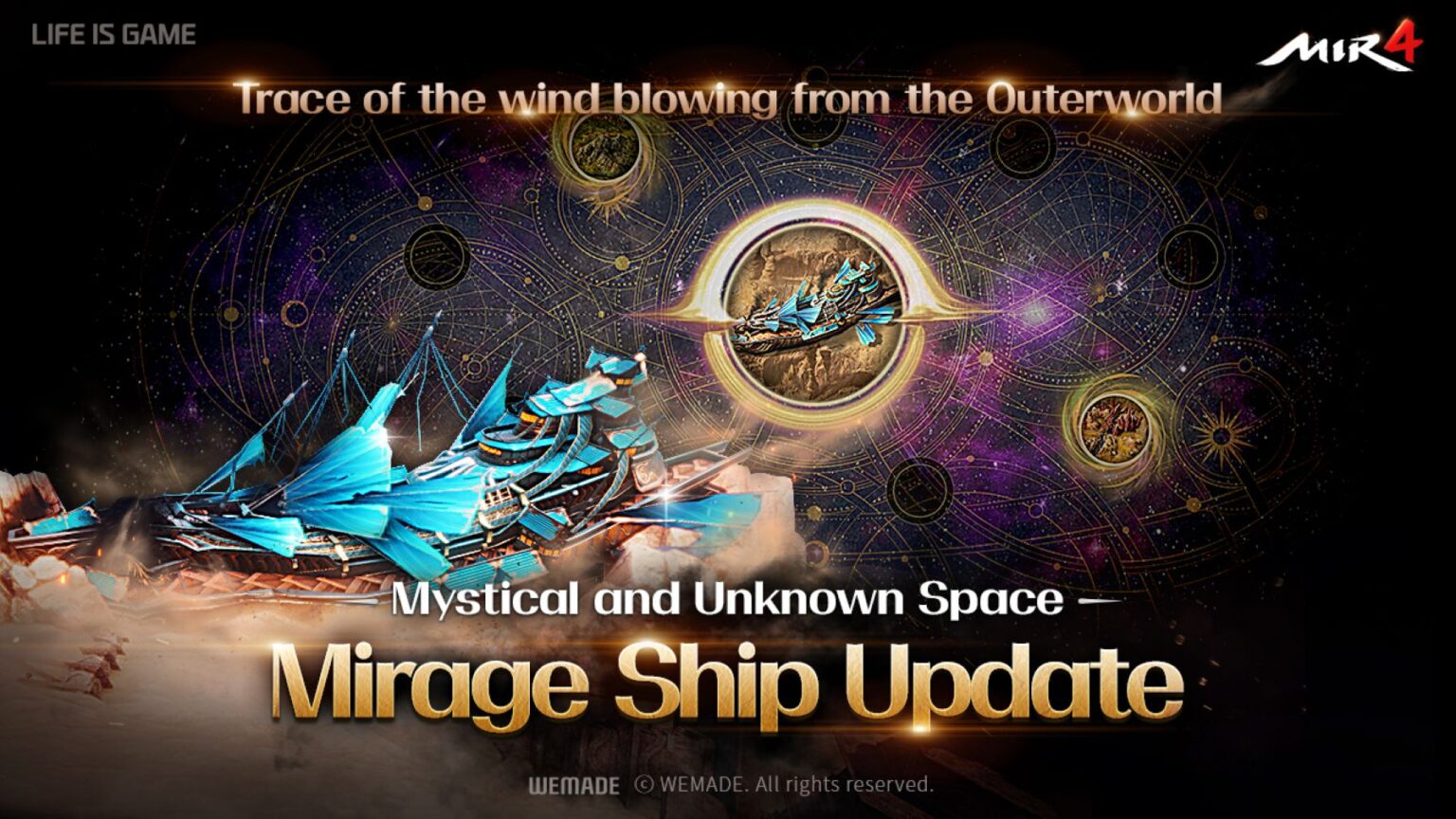 MIR4 Updates ‘Mirage Ship’ That Roams the Worlds of Several Dimensions ...