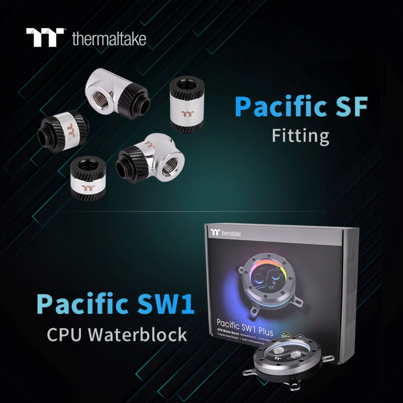 Thermaltake Launches the Pacific SW1 Plus CPU Water Block & Pacific SF ...