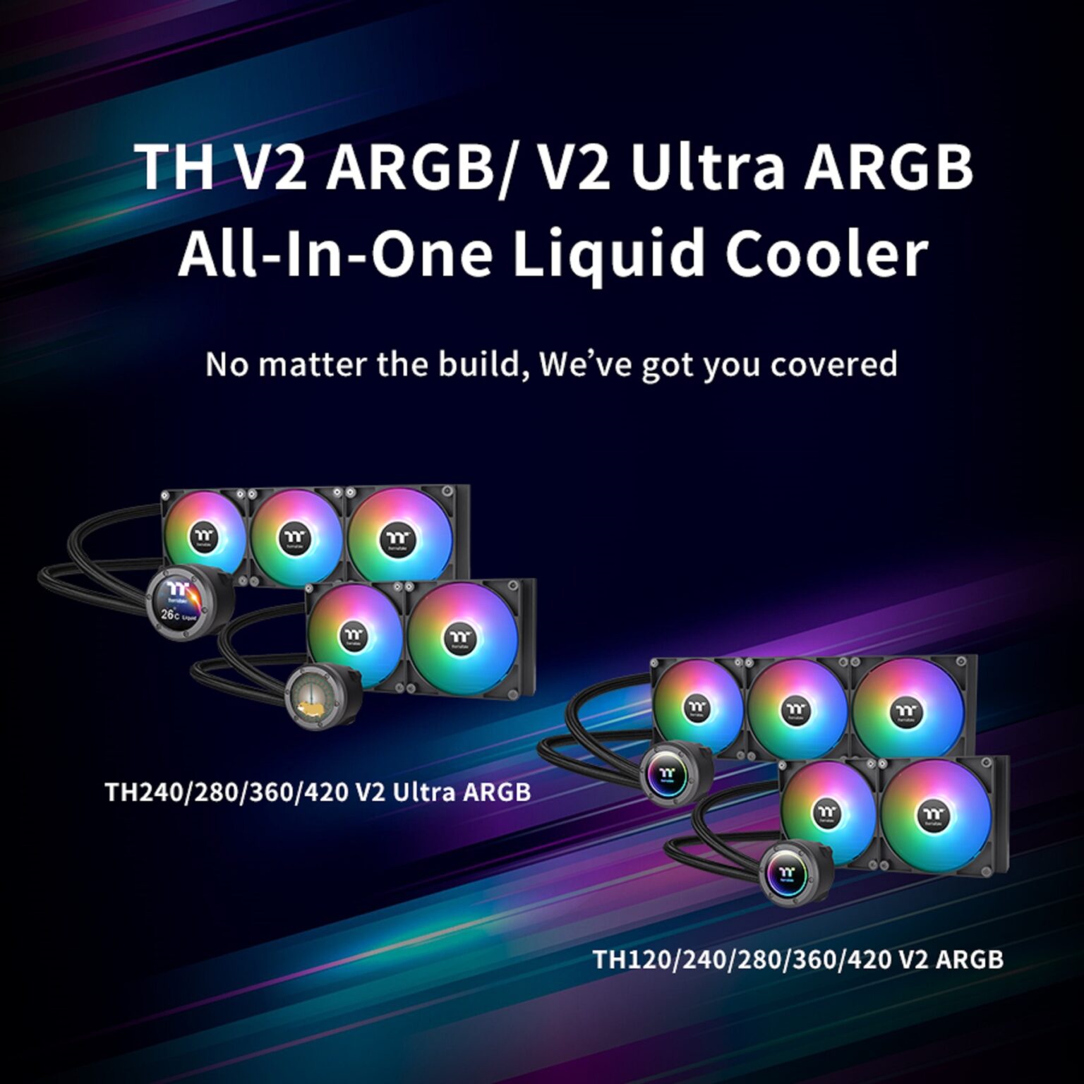 Thermaltake Releases the Upgraded TH V2 ARGB Sync AIO Liquid Cooler ...