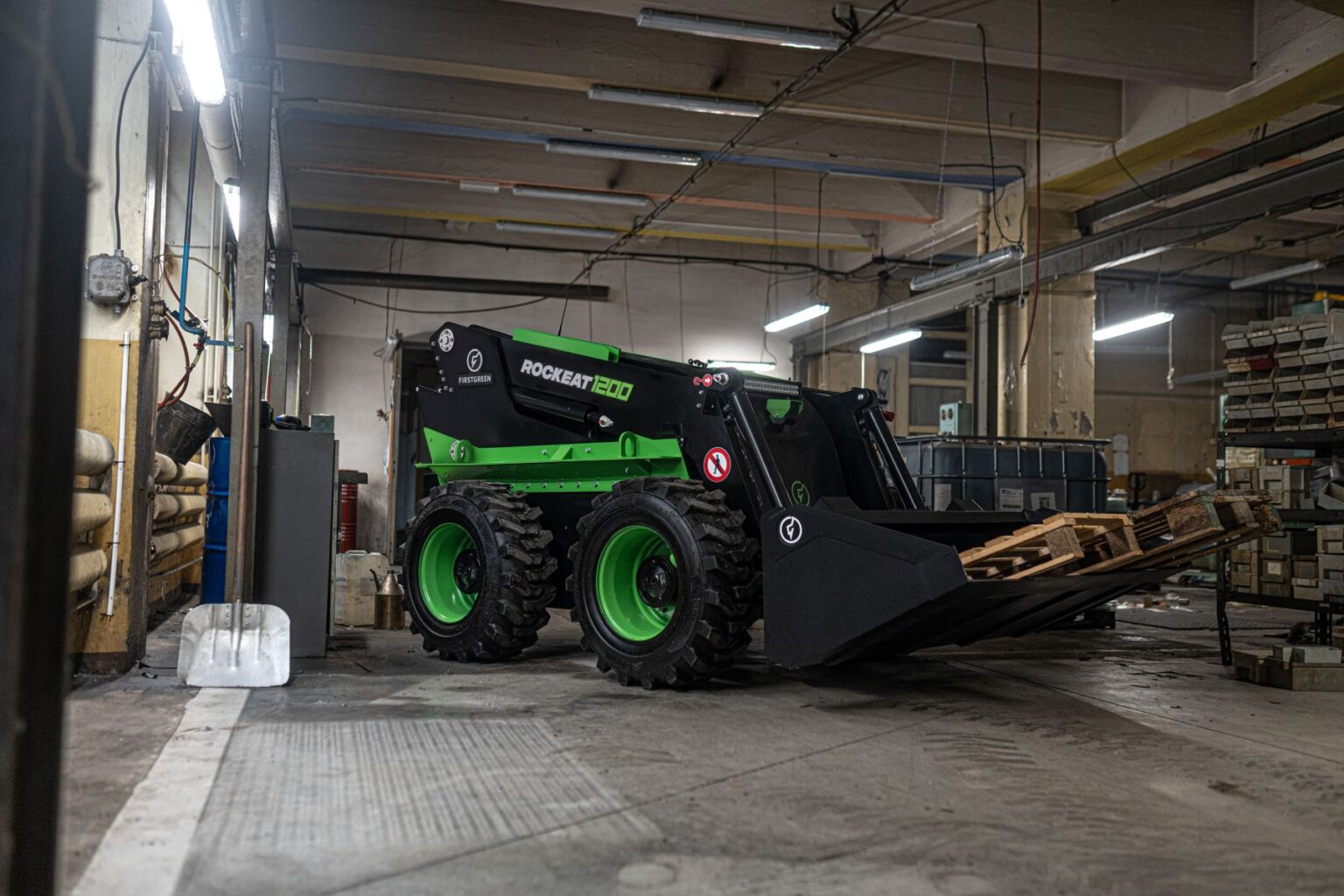 FIRSTGREEN Industries Launches ROCKEAT Electric Skid Steer Loader ...