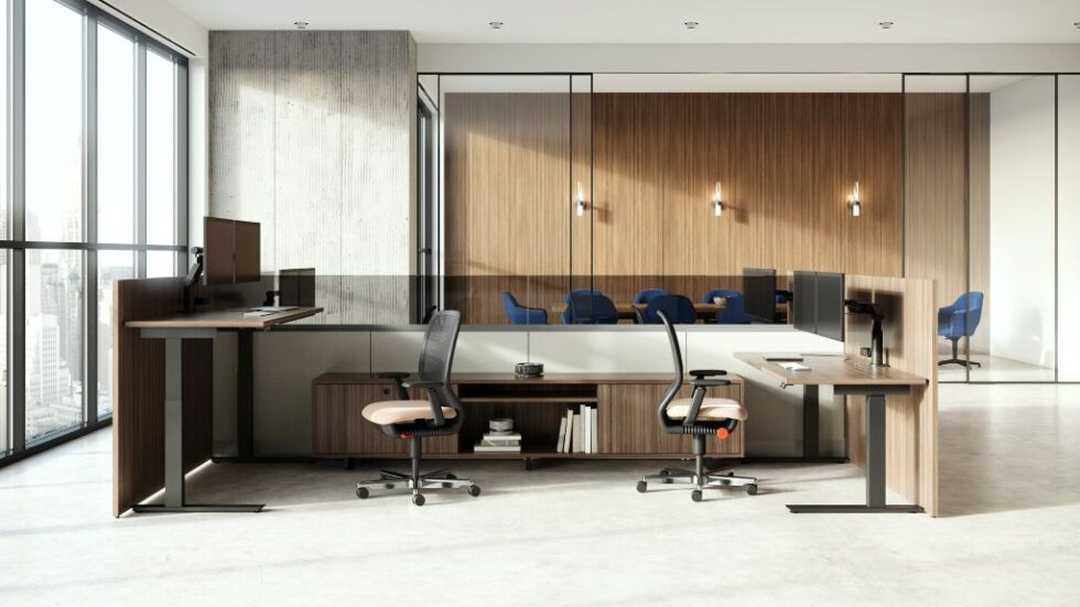 Now Available: Lev by Knoll Height-Adjustable Table, Designed for Today ...