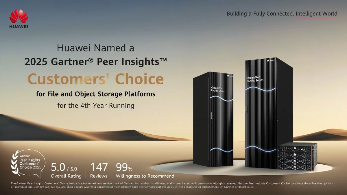 Huawei Named a 2025 Gartner® Peer InsightsTM Customers' Choice for File ...